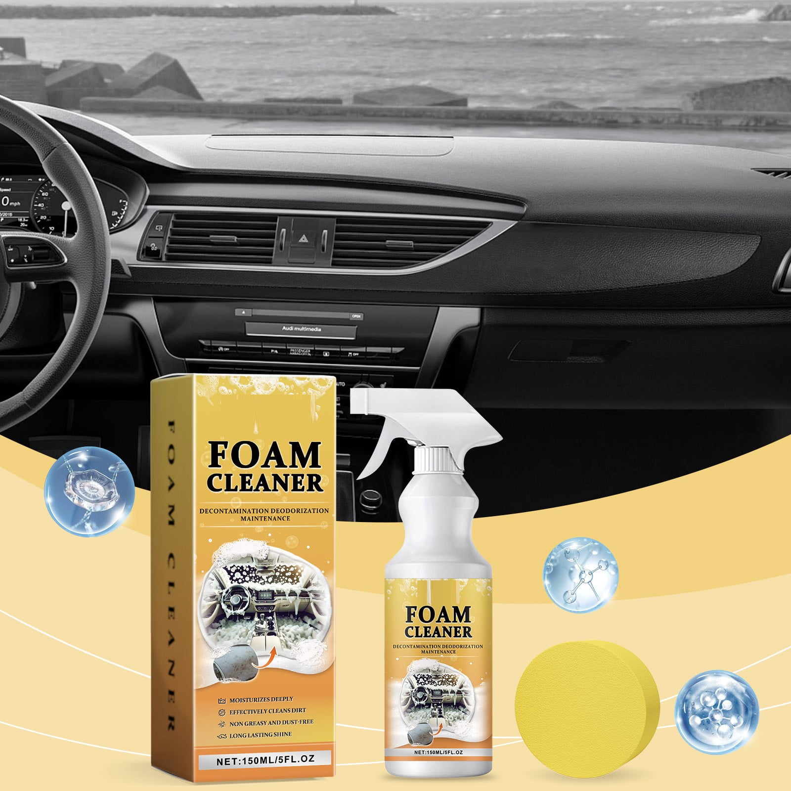 NexTorq Car Foam Soap - Foam Cleaner for Car and House - Foam Interior ...