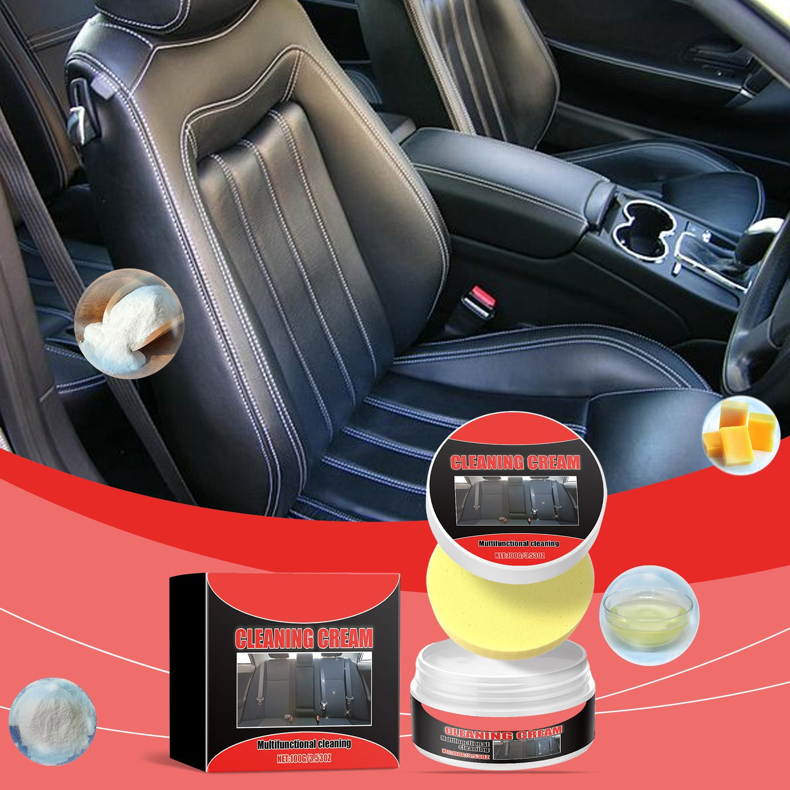 NexTorq Car Interior Foam Cleaner, Foam Cleaner for Car Interior, Foam ...