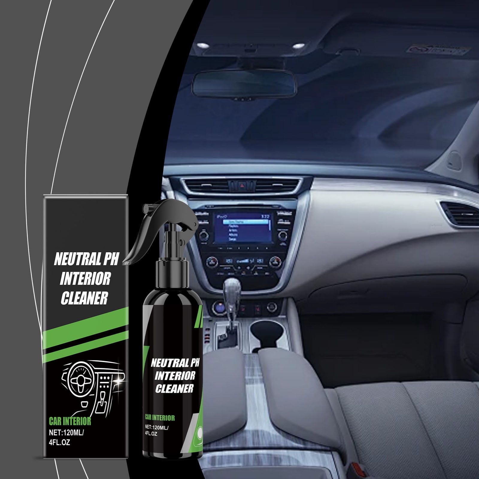 NexTorq Car Wash Interior Cleaner, Auto Interior Cleaner, Car Cleaner ...