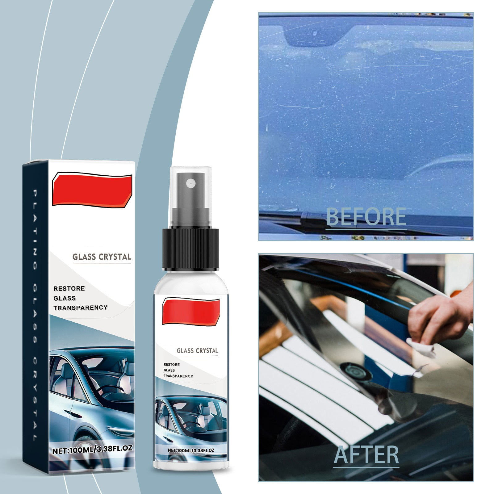 NexTorq Car Windshield Scratch Remover, Glass Window Scratch Remover ...