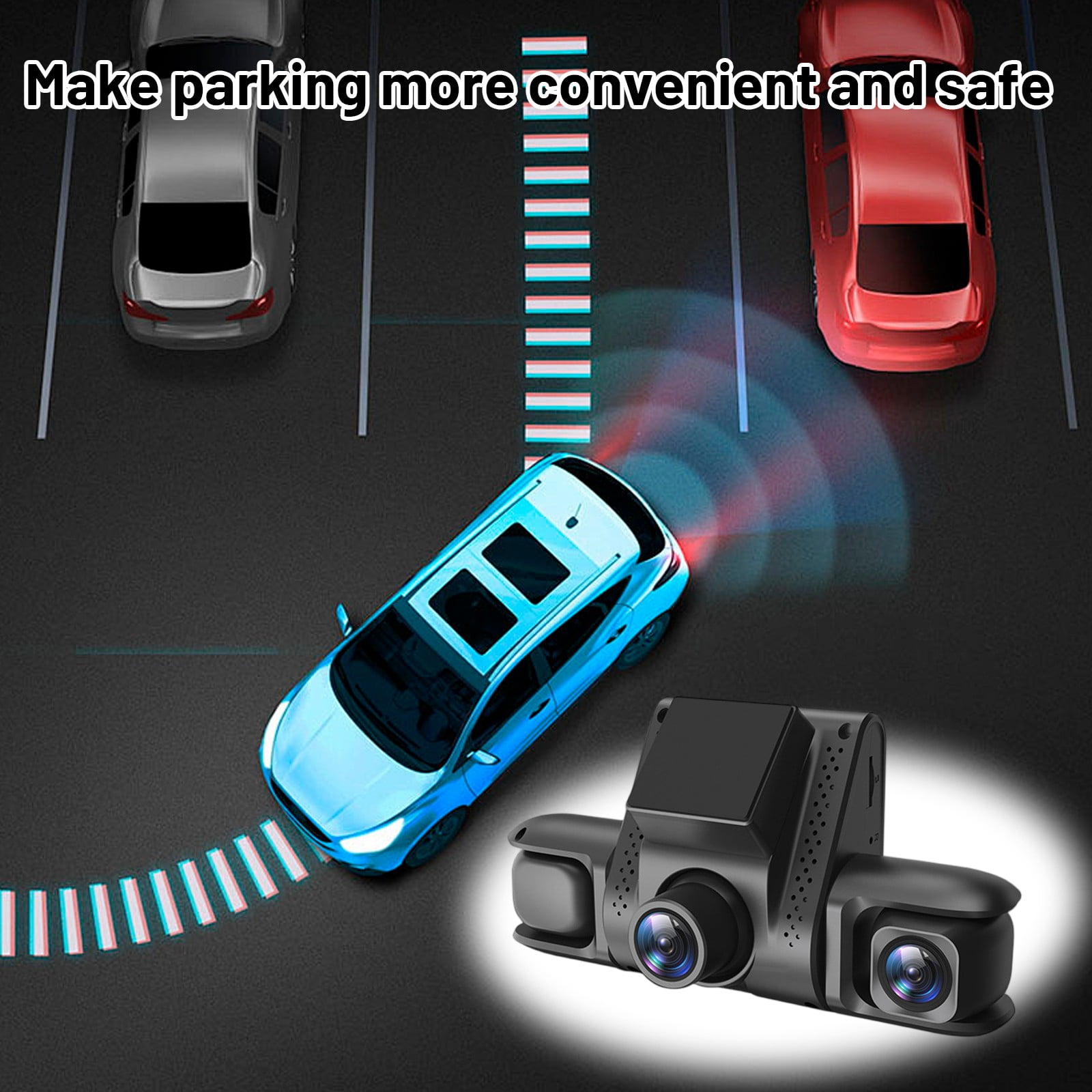 NexTorq Dash Camera for Cars, Dashcam, Car Dash Cam, 4-Way Dashcam for ...