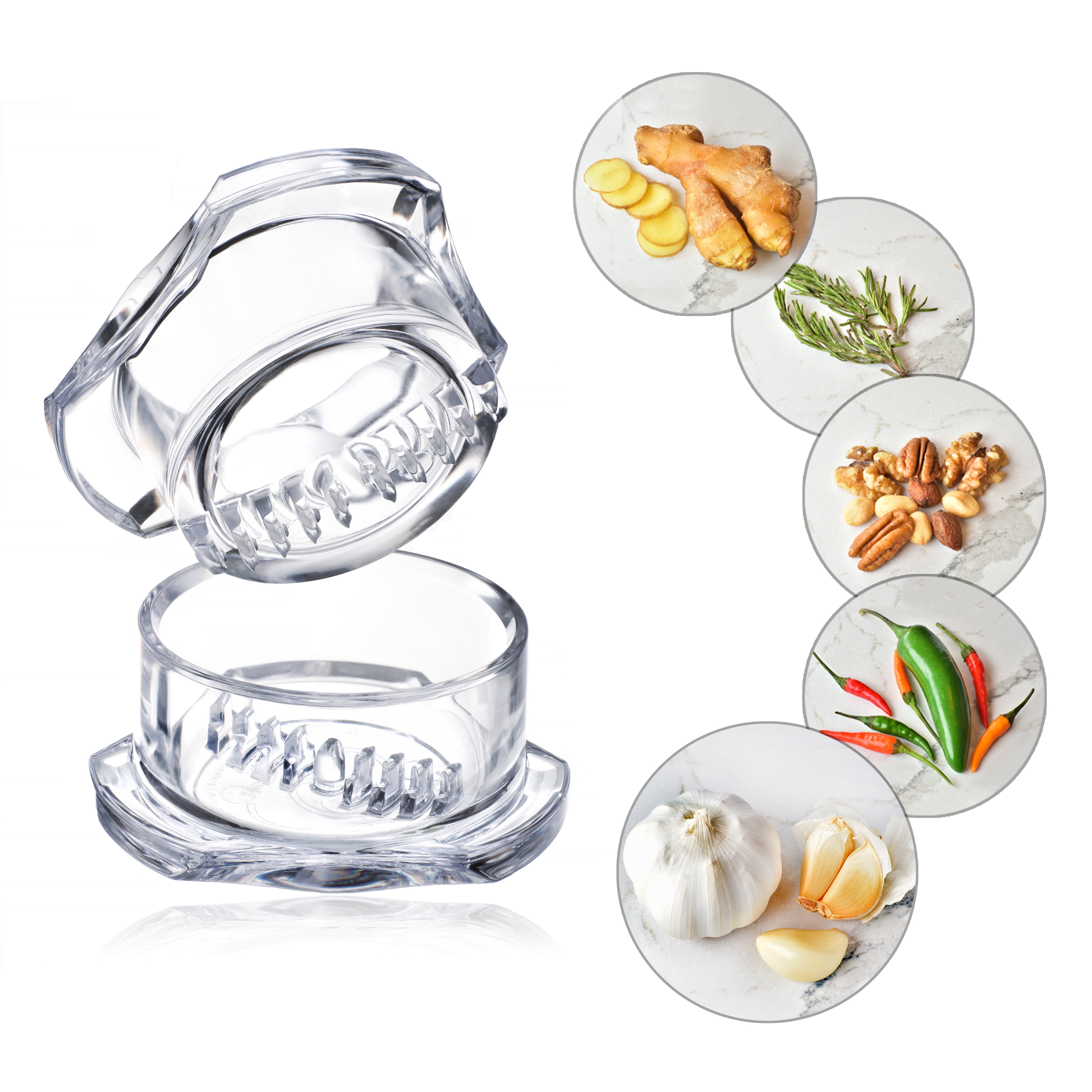 NexTrend 4th Gen Garlic and Herb Crusher/Presser - Kitchen Mincer ...