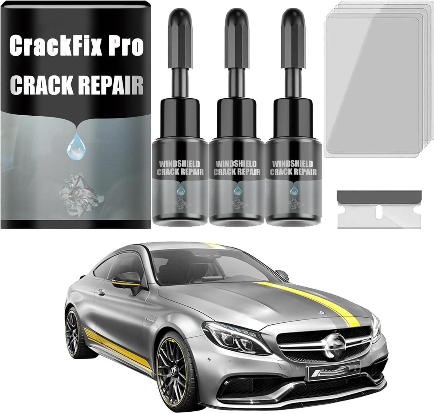 Nexa Crackfix Pro Kit - Crackfix Pro Kit, Crack Fixpro Car Windshield ...