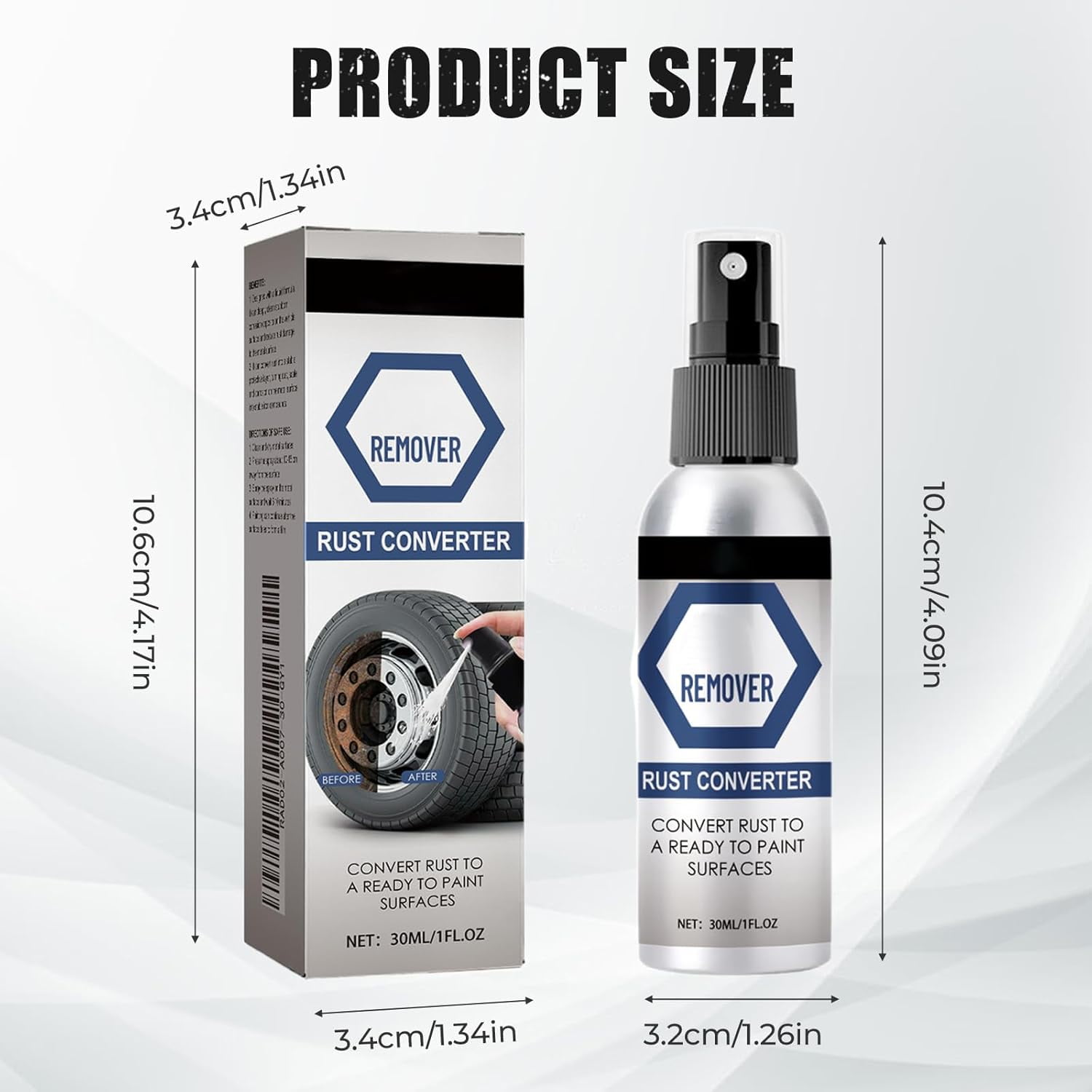 Nexa Rust Remover Spray, Rust Remover for Metal, Car Steel Rims Door ...