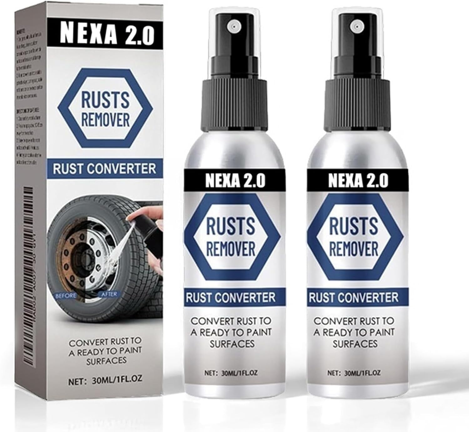 Nexa Rust Remover Spray, Upgraded Nexa 2.0 Anti Rusts Iron Out Spray ...