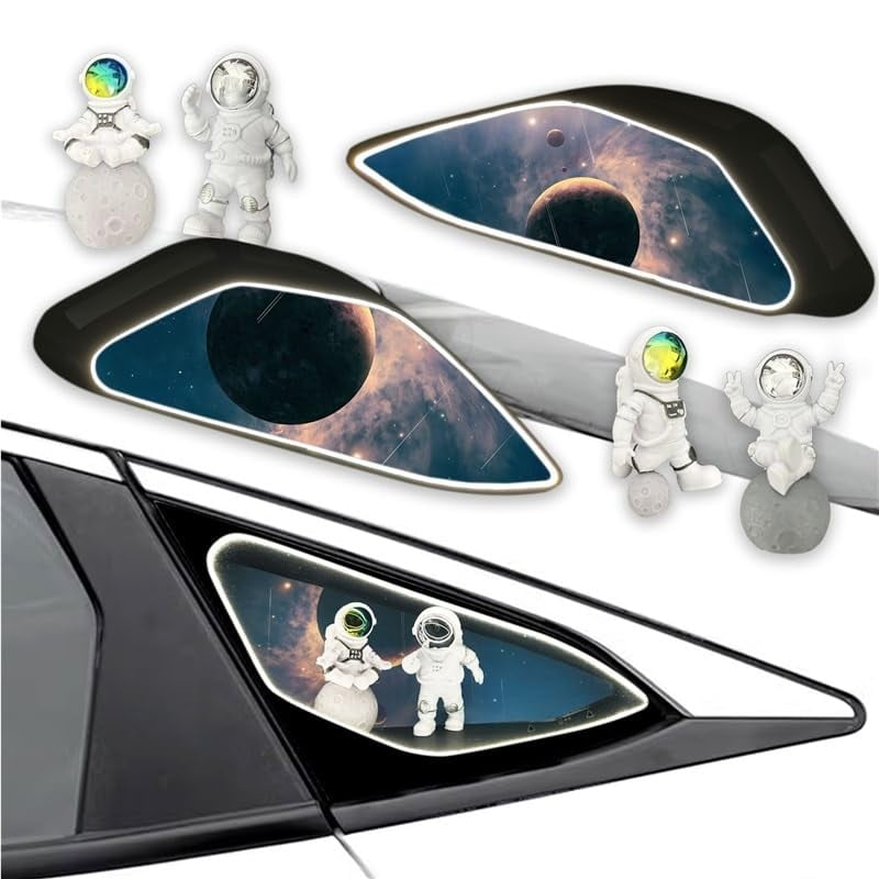 NexaTune 2PCS LED Rear SSF20 Back Quarter Window Light Rocket Aerospace ...