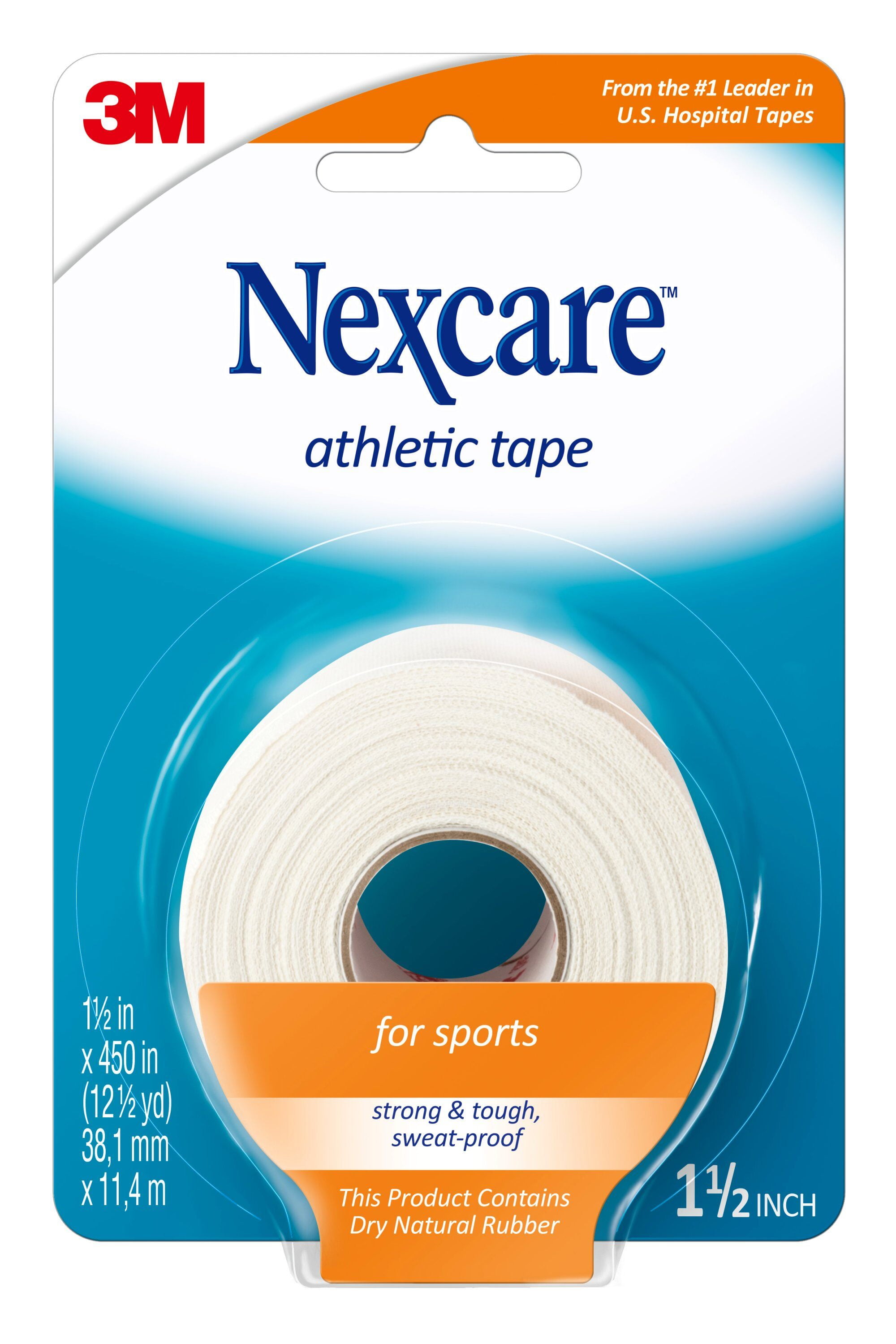 Nexcare Athletic Cloth Tape, 1.5 in x 12.5 yds HSA/FSA Eligible ...