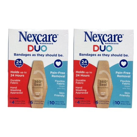Nexcare - Duo - 20 Assorted Pack 2-PACK - Walmart.com