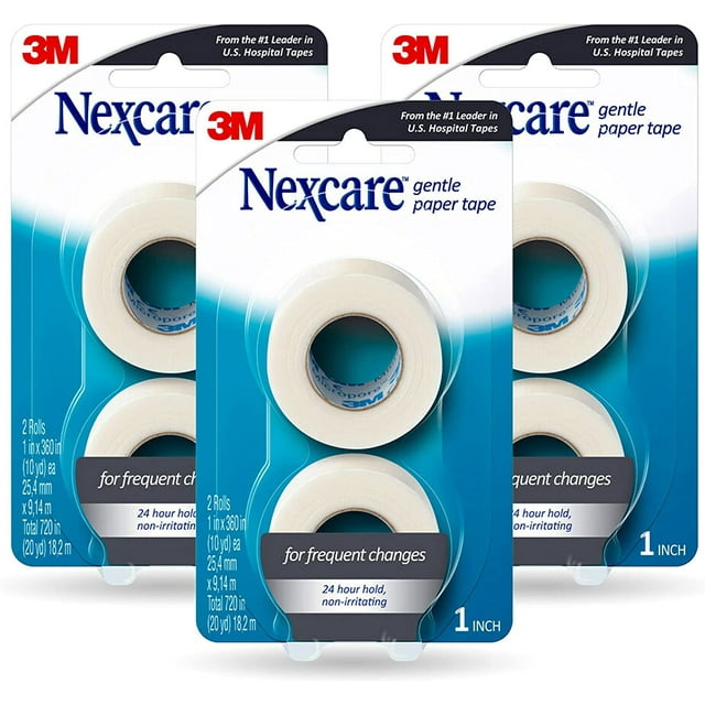 Nexcare Gentle Paper First Aid Tape, Ideal for Securing Gauze and ...
