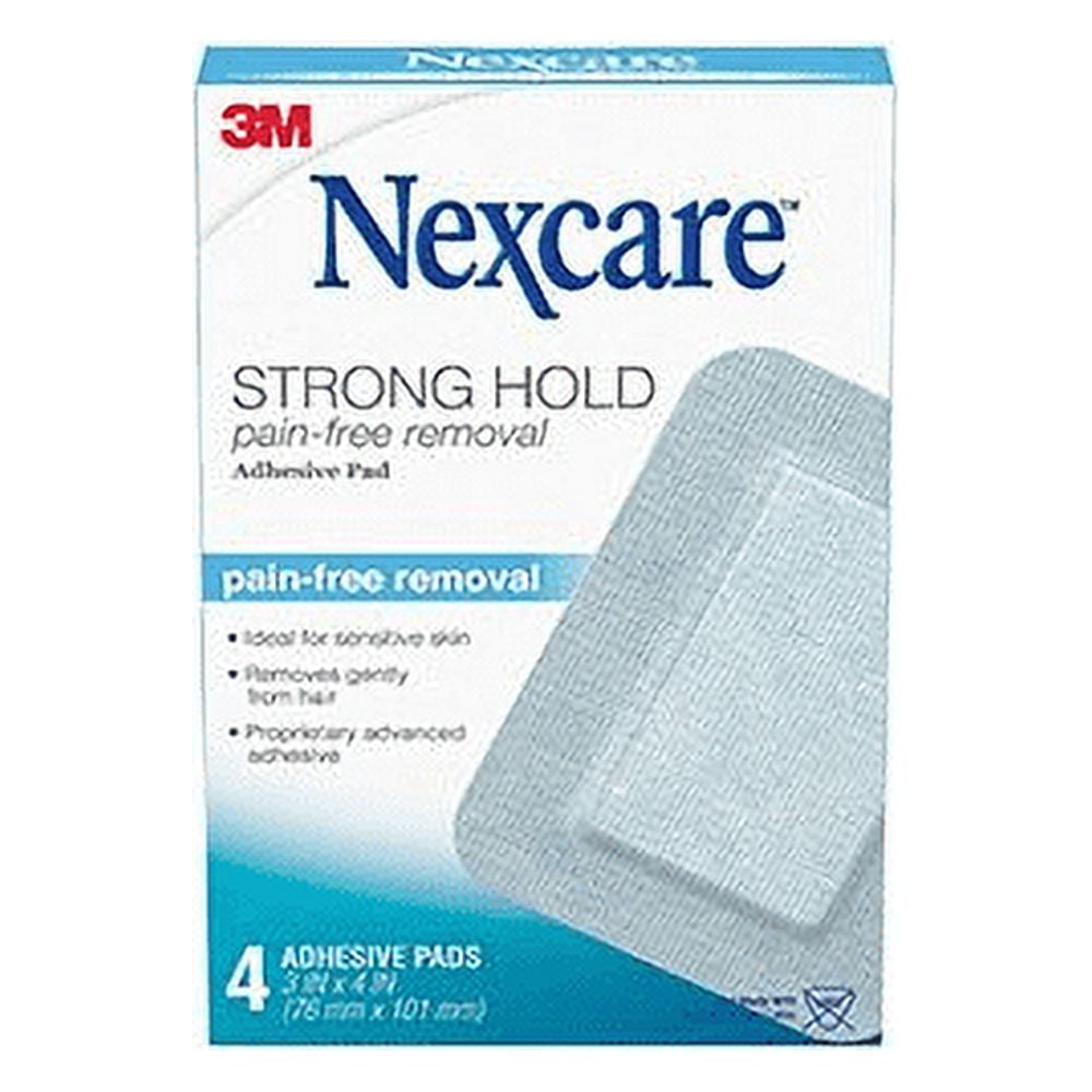Nexcare Sensitive Skin Adhesive Pads, Hypoallergenic, Water Resistant ...