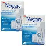 Nexcare Sensitive Skin Bandage, Gentle Adhesive, Pain-Free Removal, 20 ...
