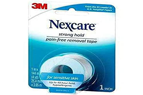 Nexcare Sensitive Skin Tape, Pain-free removal with minimal hair ...