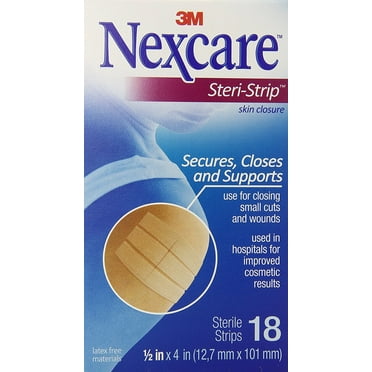 3M H1546 Nexcare Steri-Strip Skin Closure 1/4 in. x 4 in. (Box of 30 ...