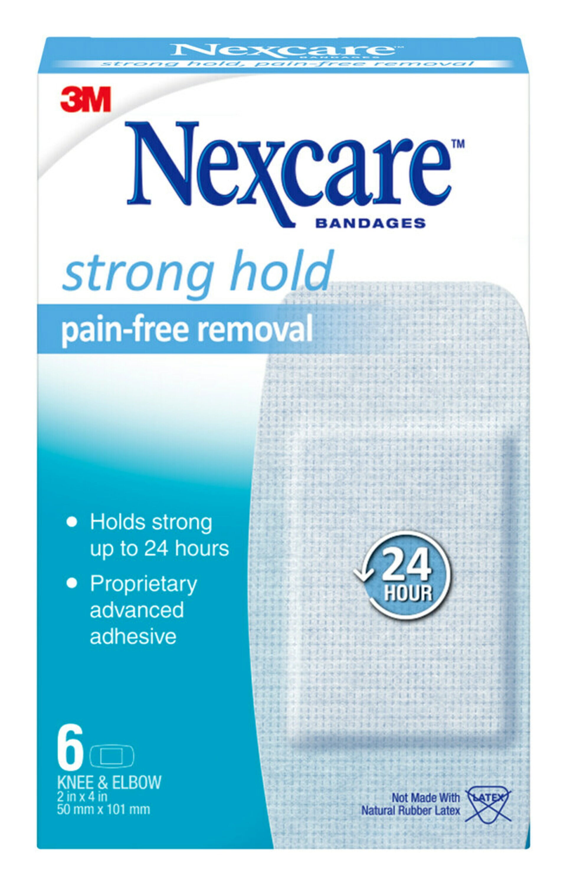 "Nexcare Pain-Free Removal Bandages for Knee & Elbow, Gentle & Skin ...