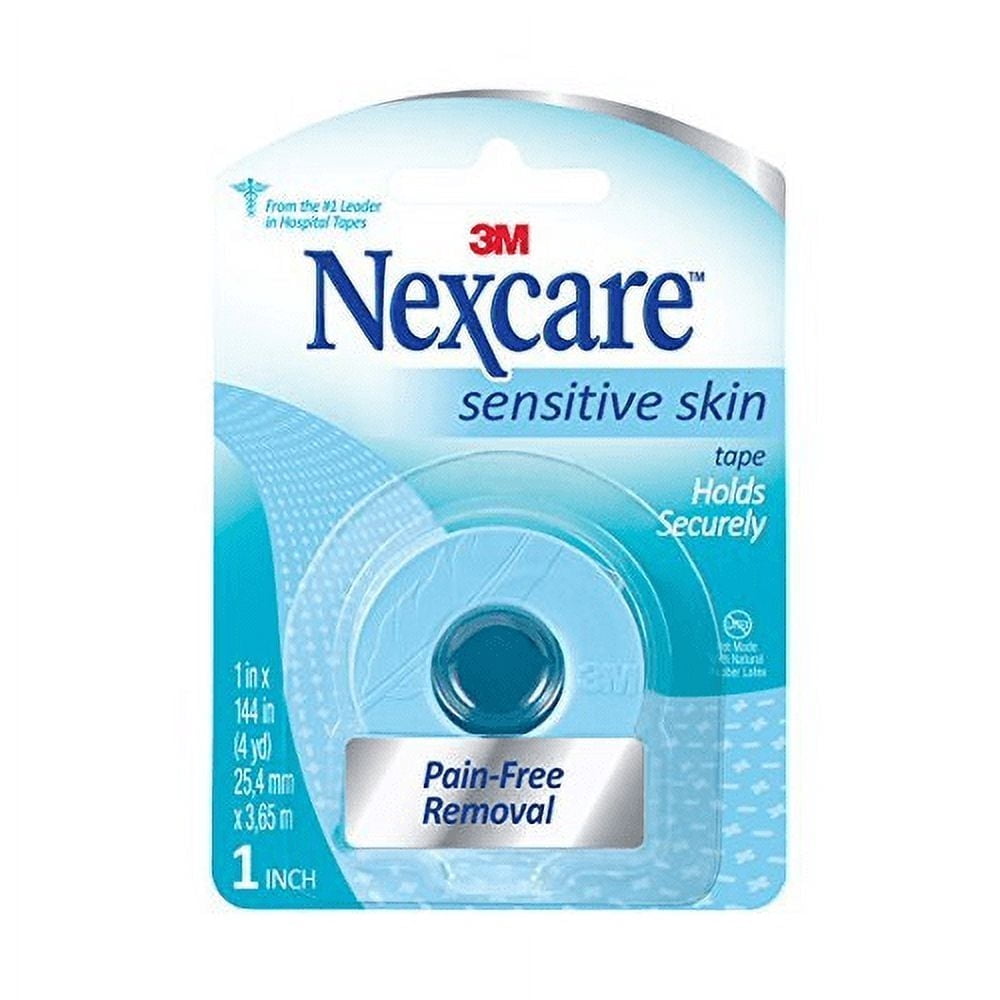 Nexcare Sensitive Skin Low Trauma Tape 1 in x 144 in 1 ea - Walmart.com