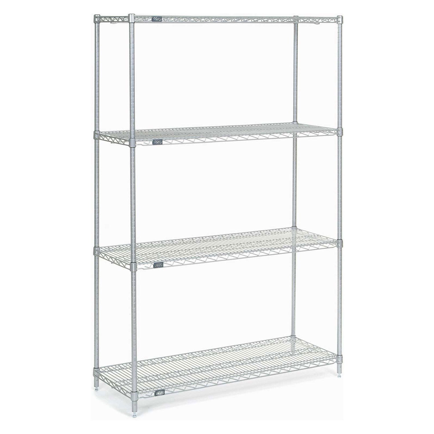 Nexel 18487EP Nexelate Wire Shelving, Silver - 48 x 18 x 74 in ...