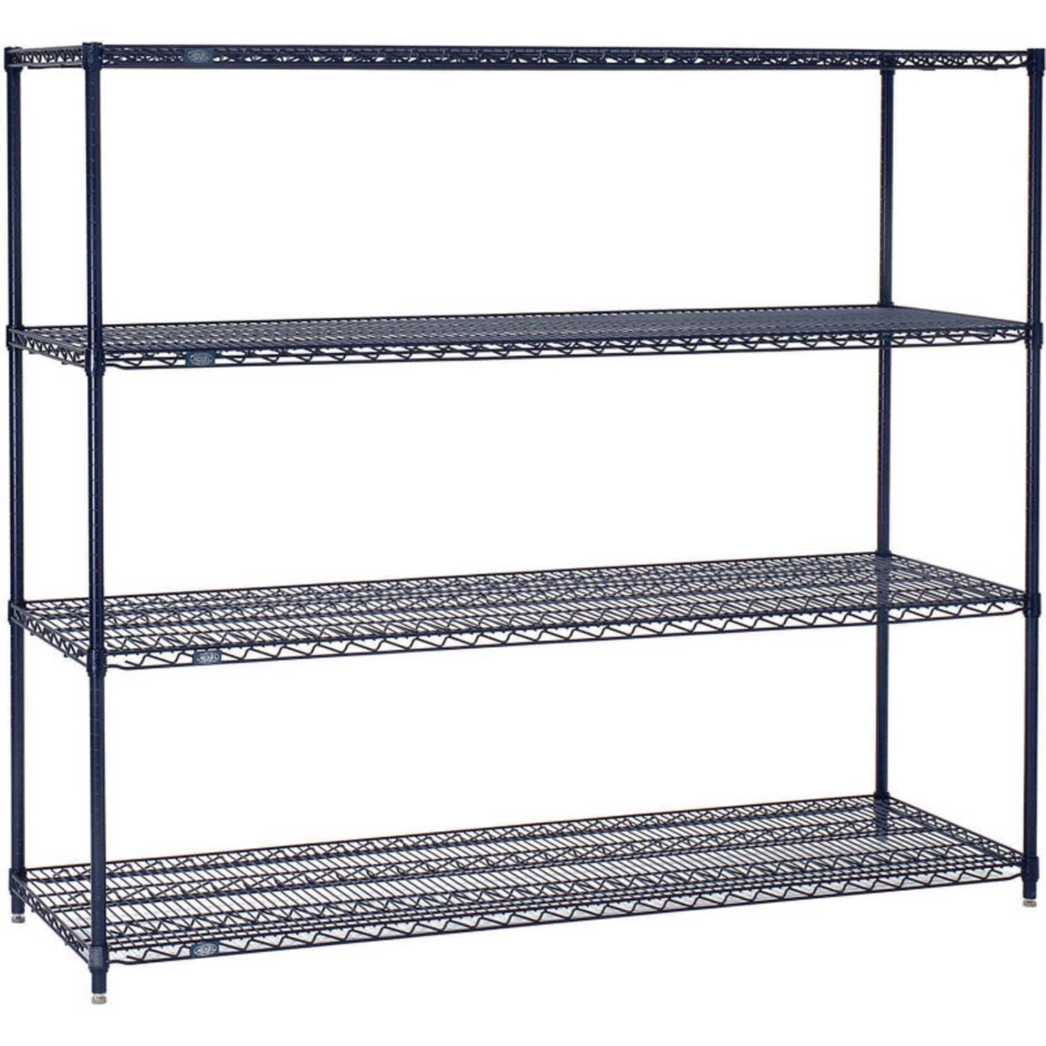 Nexel 21547N5 21 x 54 x 74 in. Nexelon 5 Tier Wire Shelving Starter ...
