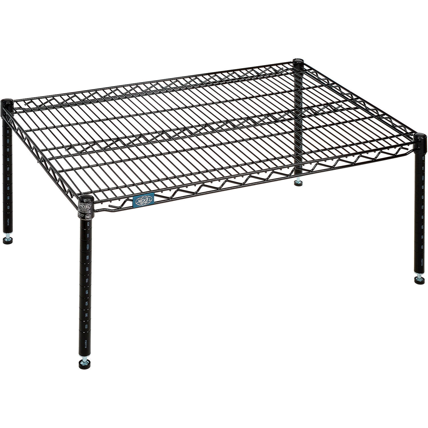 Nexel Black Epoxy Wire Dunnage Rack - 36""W x 24""D x 14""H - Walmart.com