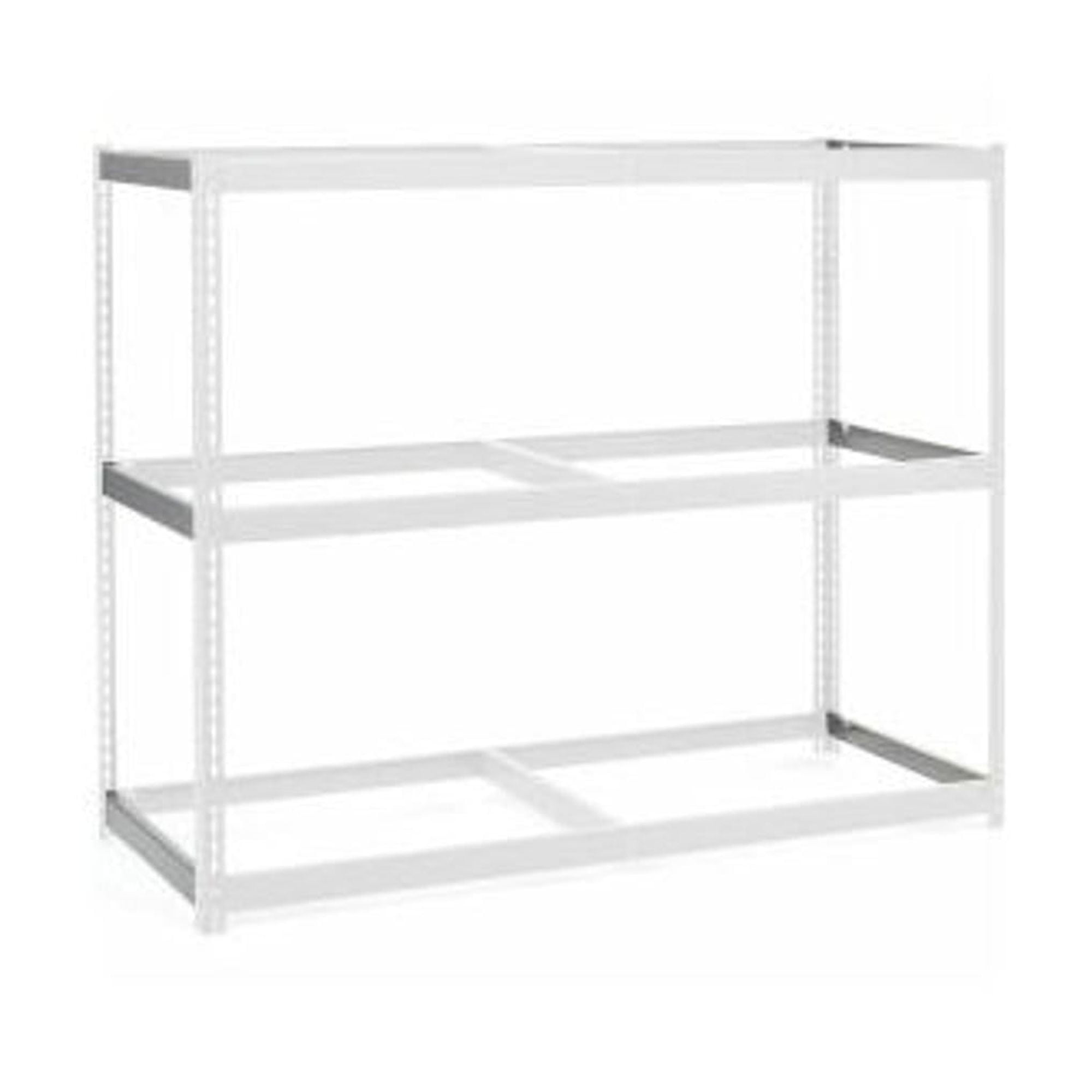 Global Industrial Double Rivet Beam Nominal Length 36"" Gray - Walmart.com