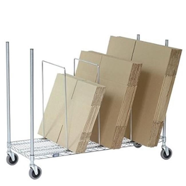 Nexel Industries CS38 Single Level Carton Stand- Chrome - 18 x 48 x 39 ...