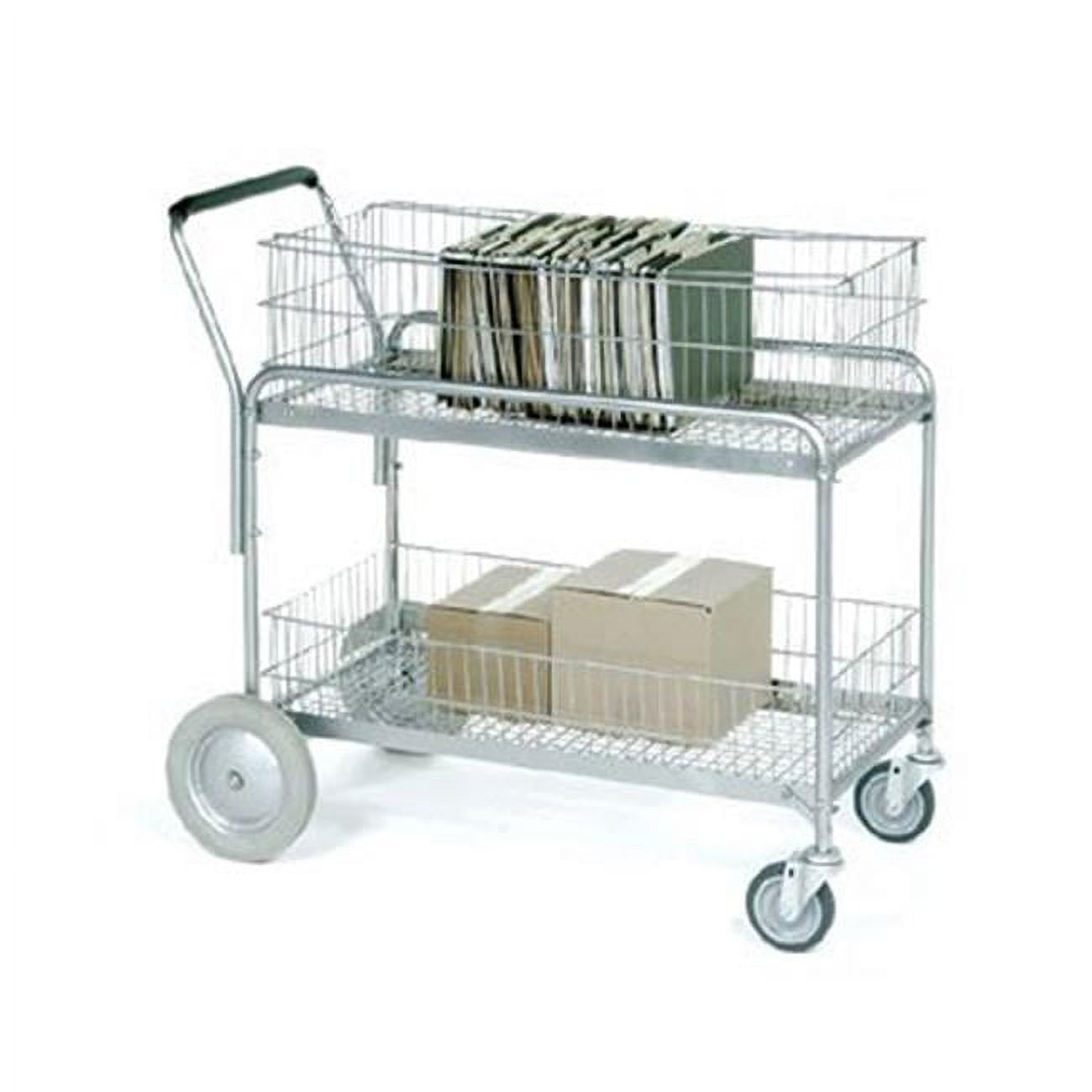 Nexel Industries SC33243 Service Cart, Chrome - 24 x 33 x 38 in ...