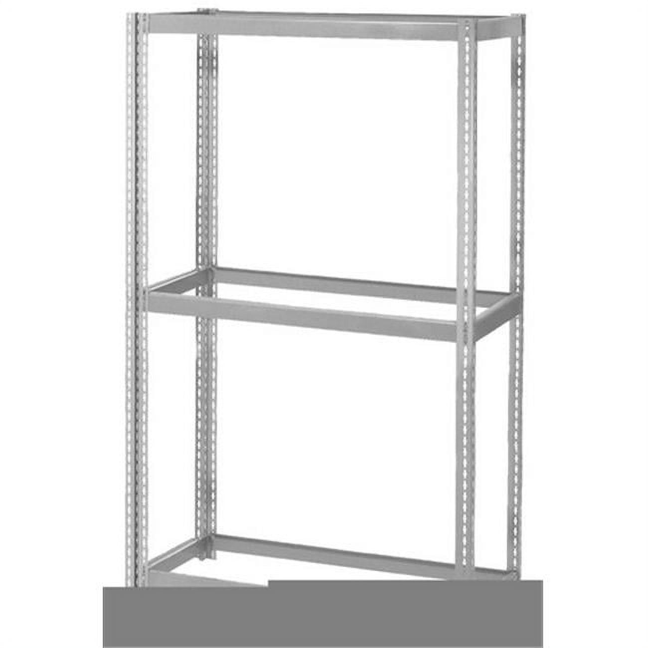Nexel Industries WN6248 3 Tire Wide Span Storage Rack- Gray - 72 x 24 x ...