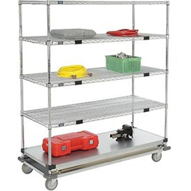 Nexel Open Sided Wire Exchange Truck with 4 Wire 1 Galvanized Shelf ...