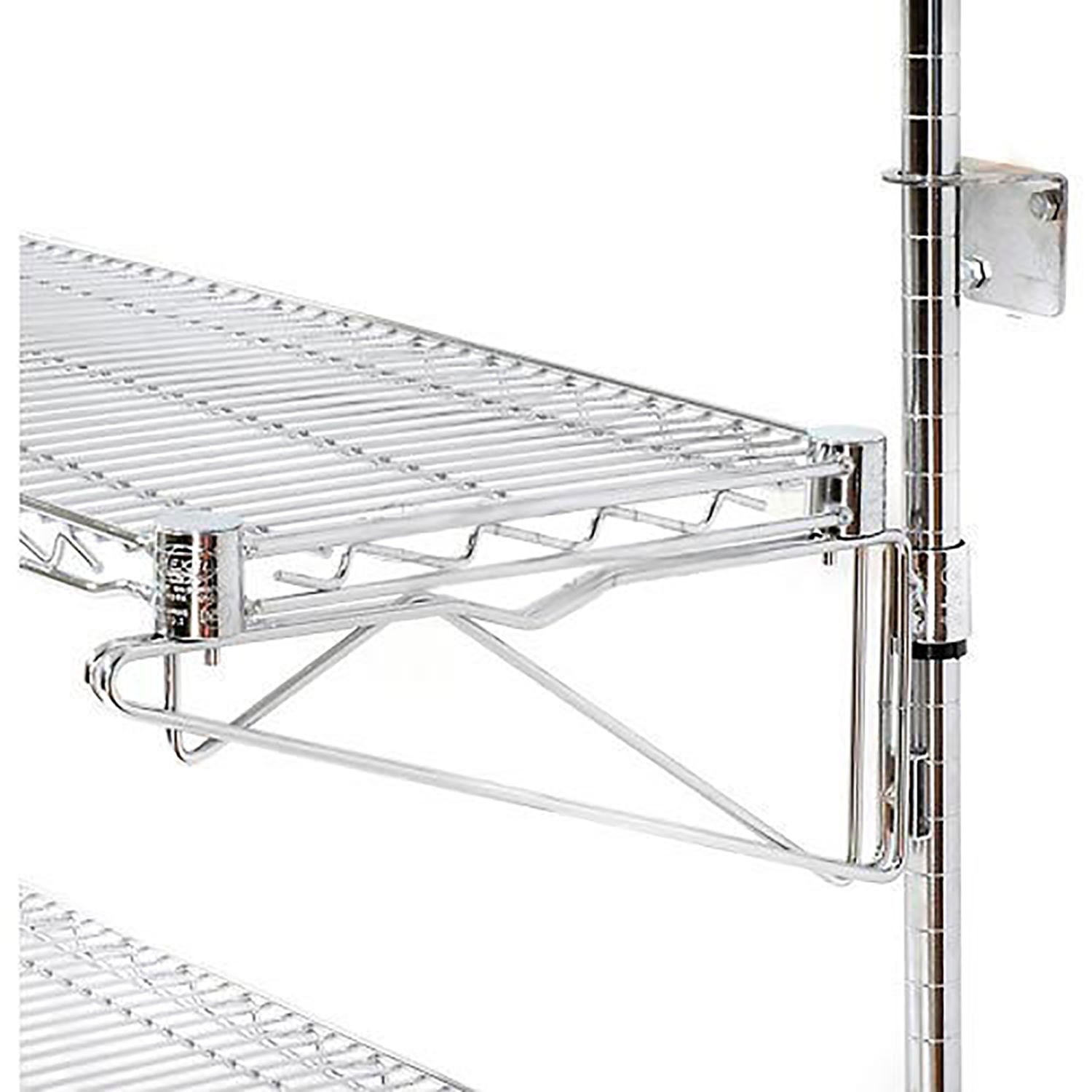 Nexel Heavy Duty Poly-Green Wall Mount Wire Shelf - Additional Level 36 ...