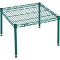 Nexel Poly-Green Wire Dunnage Rack - 30""W x 21""D x 14""H - Walmart.com
