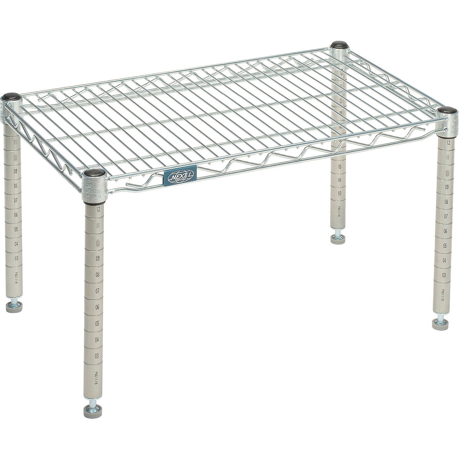 Nexel Poly-Z-Brite Wire Dunnage Rack - 30""W x 14""D x 14""H - Walmart.com
