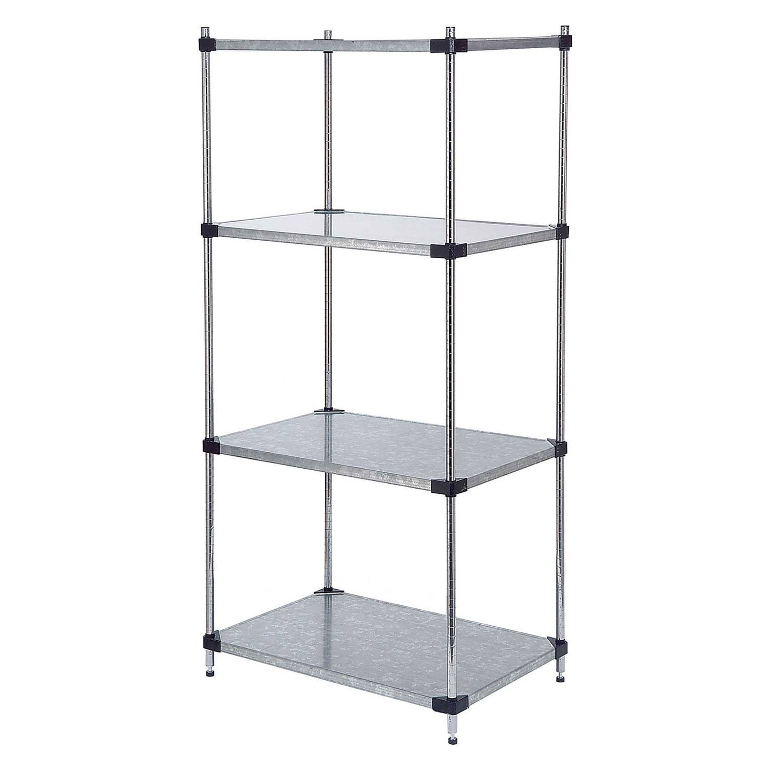 Nexel Shelving, Galvanized Steel, 36"W X 18"D X 63"H - Walmart.com