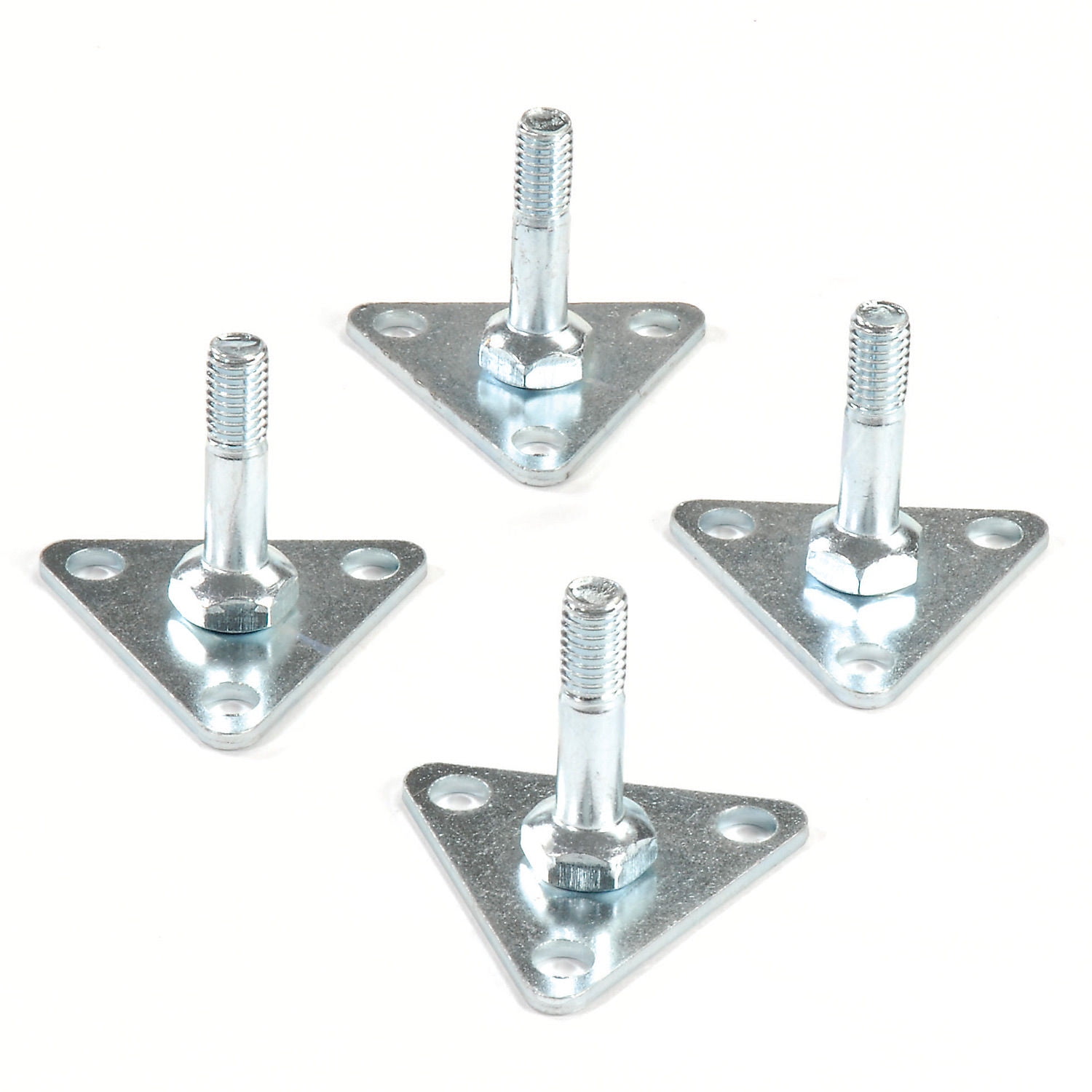 Nexel Triangular Steel Foot Plate, 4/Pk, Chrome Finish - Walmart.com