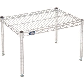Nexel Chrome Wire Dunnage Rack - 24""W x 18""D x 14""H - Walmart.com