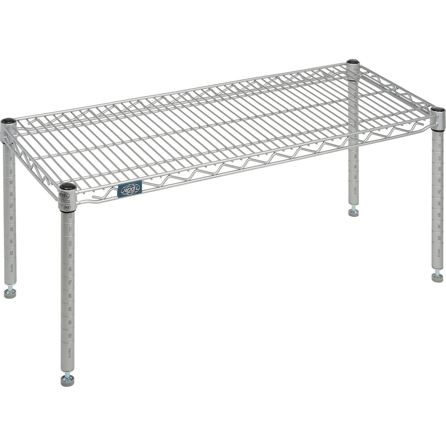 Global Industries B2274463 Nexel Silver Epoxy Wire Shelf Platform, 36 x ...