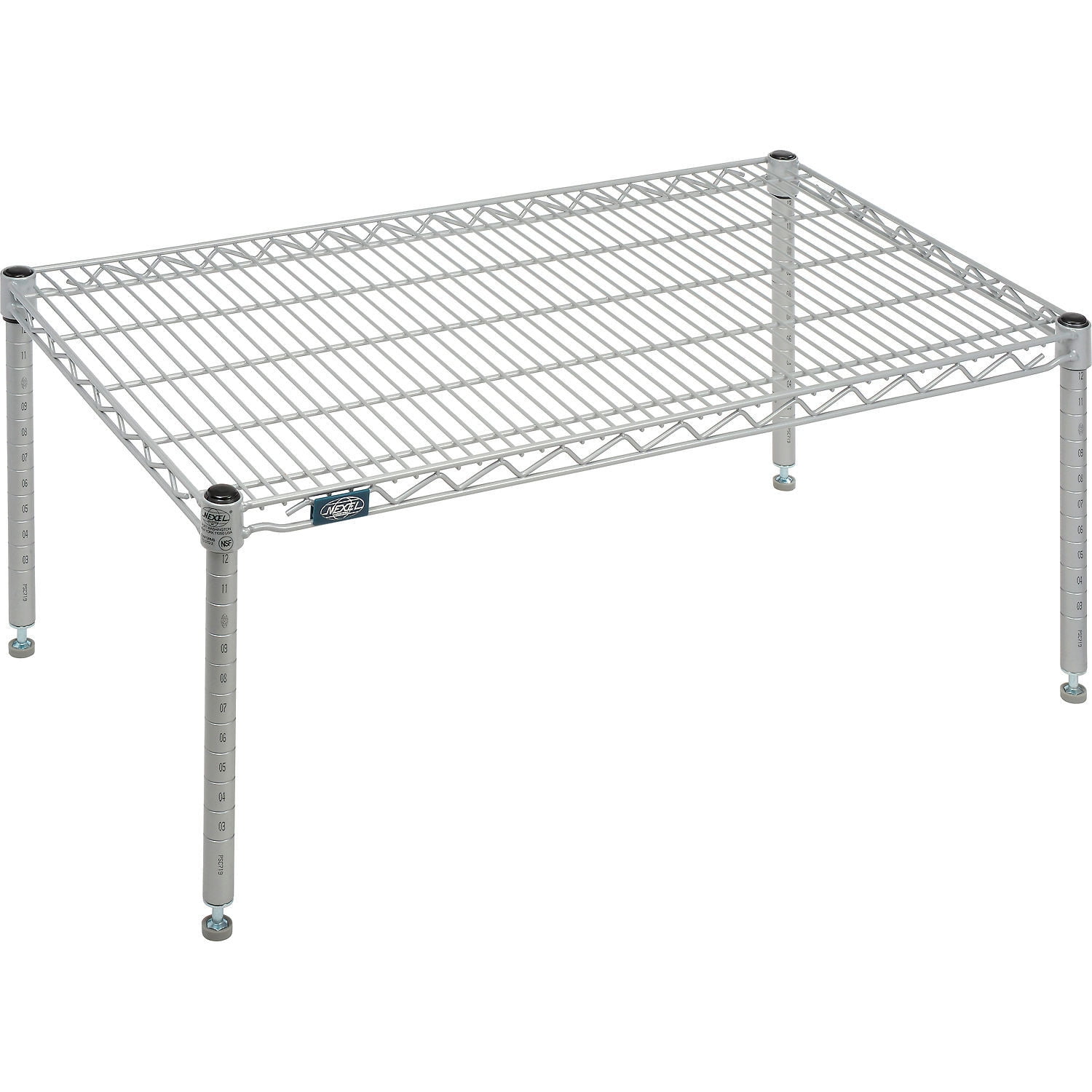 Global Industries B2274452 Nexel Silver Epoxy Wire Shelf Platform, 36 x ...