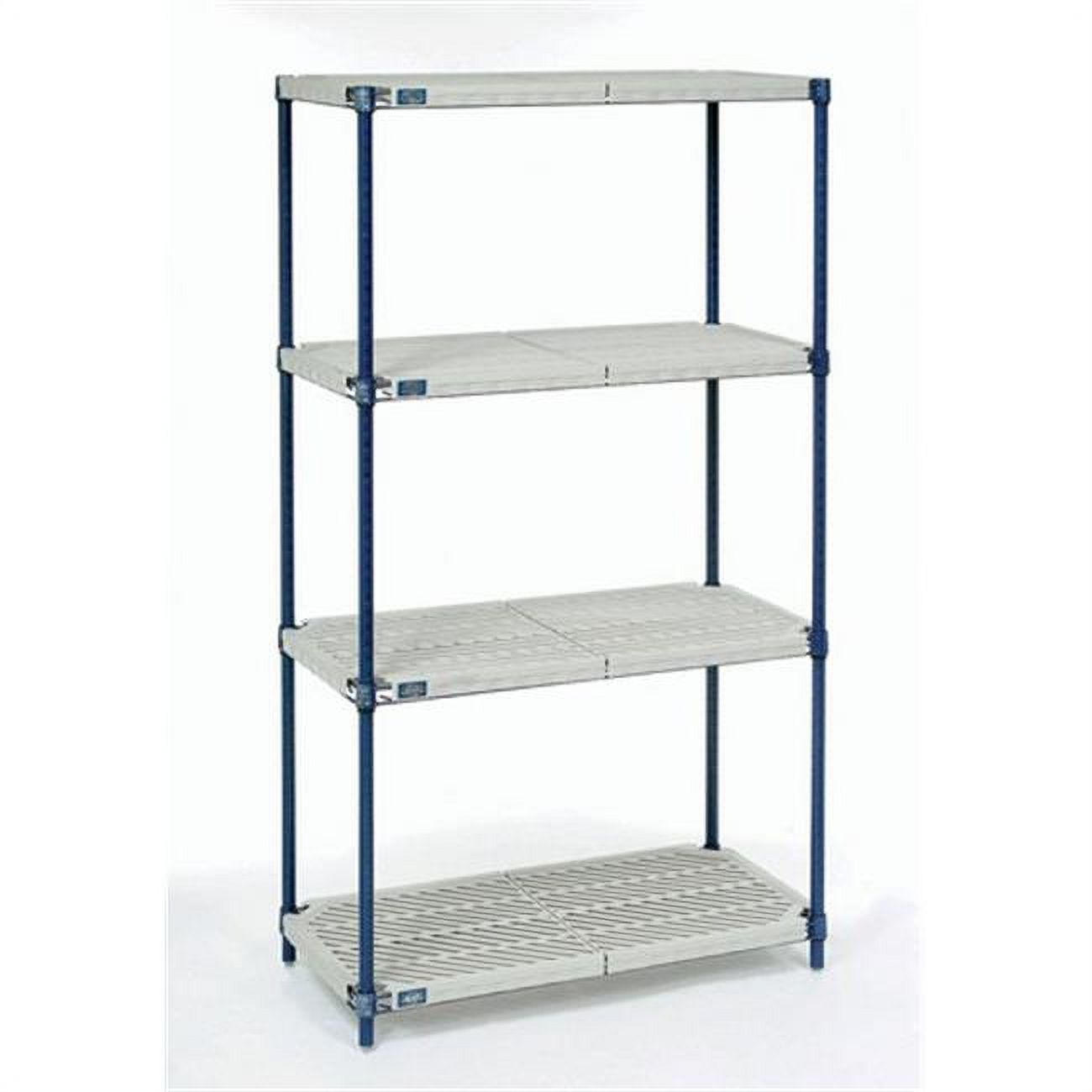 Nexelite Plastic Mat Starter Shelf Unit 21 x 48 x 86 in. - Walmart.com