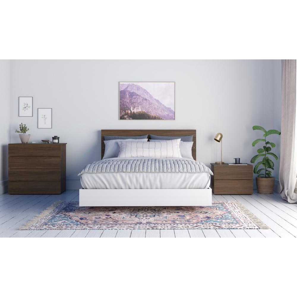 Nexera 4-Piece Bedroom Set With Bed Frame, Headboard, Nightstand ...