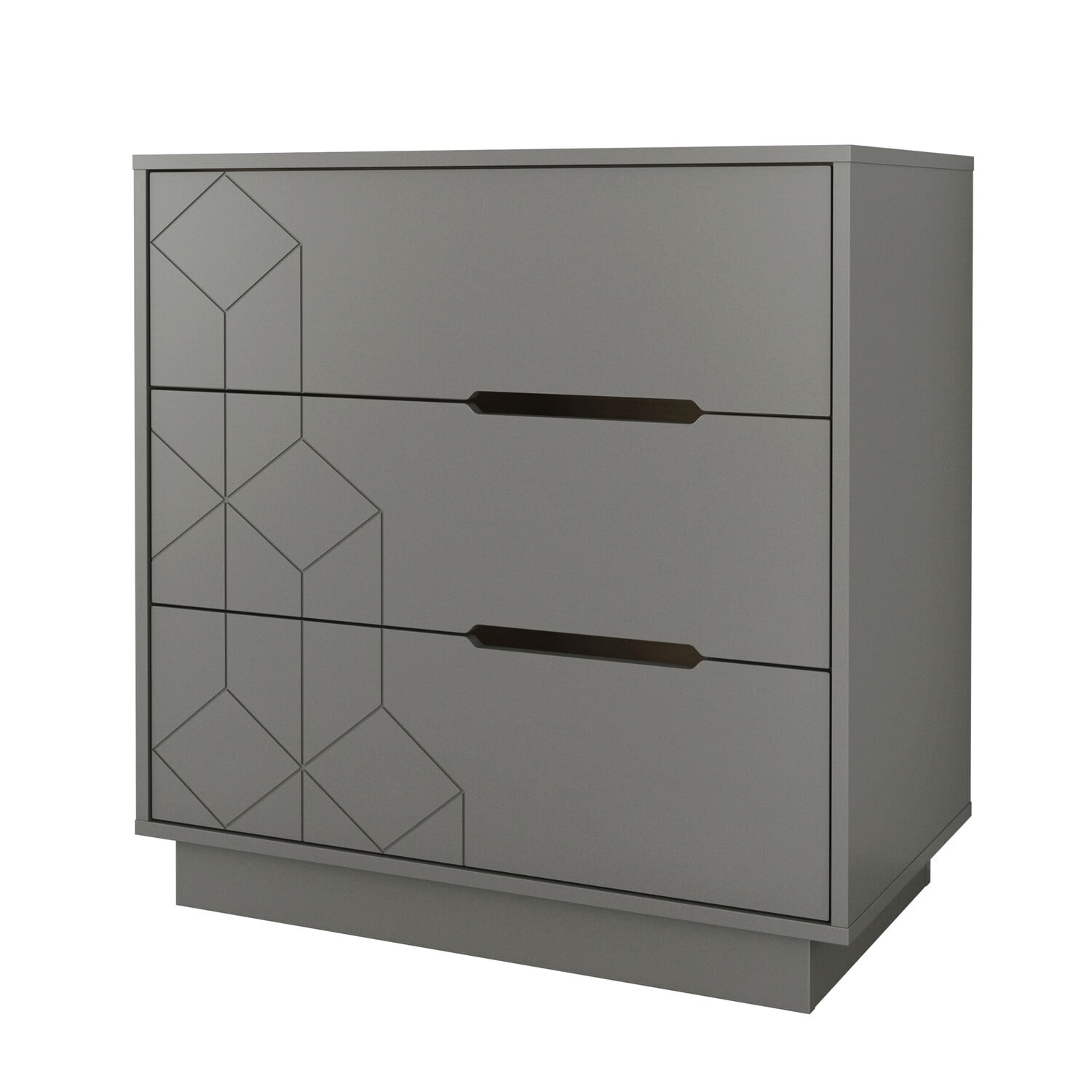 Nexera 420367 3 Drawer Chest Gray (greige) Engineered wood - Walmart.com