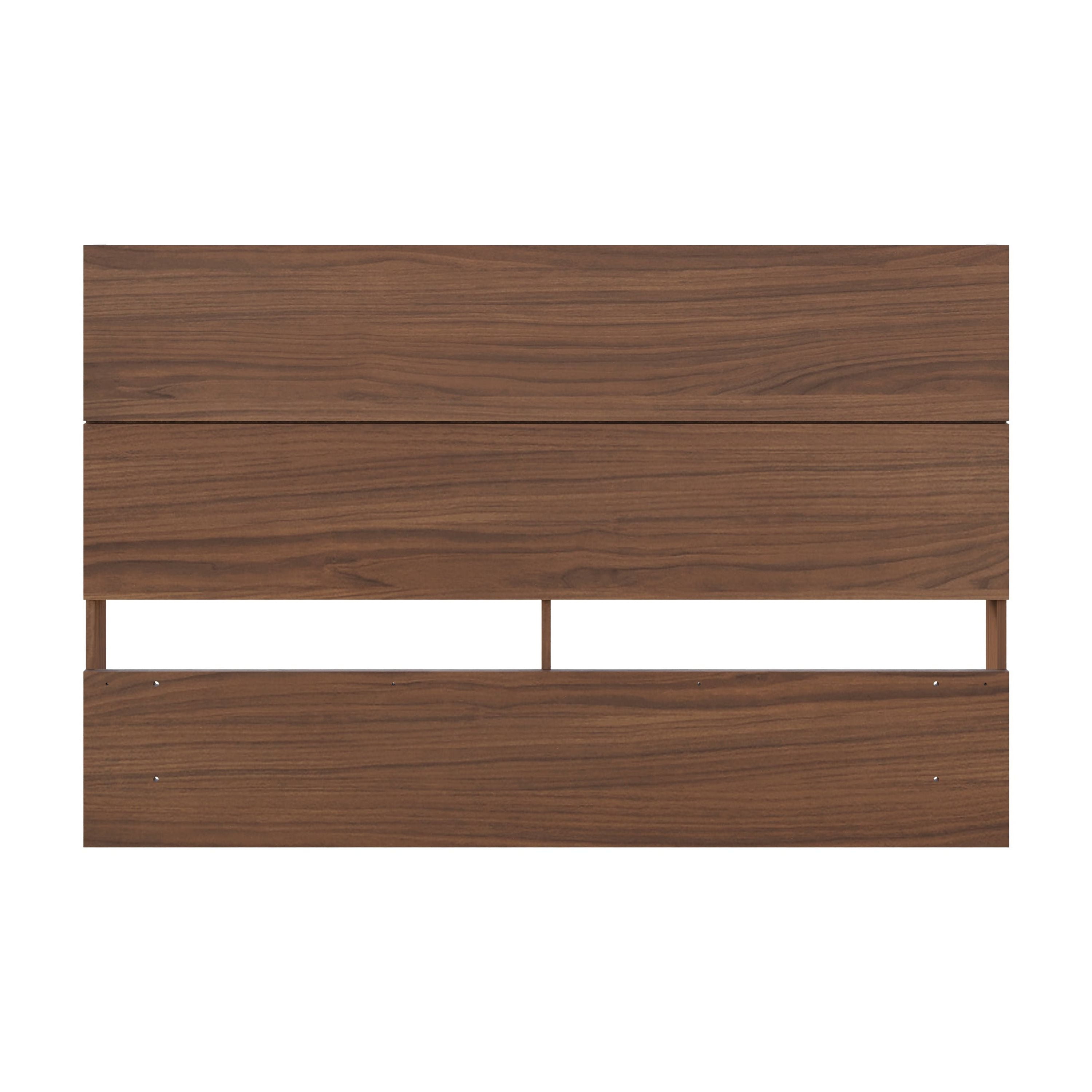 Nexera Full Size Panel Wood Headboard, Walnut - Walmart.com