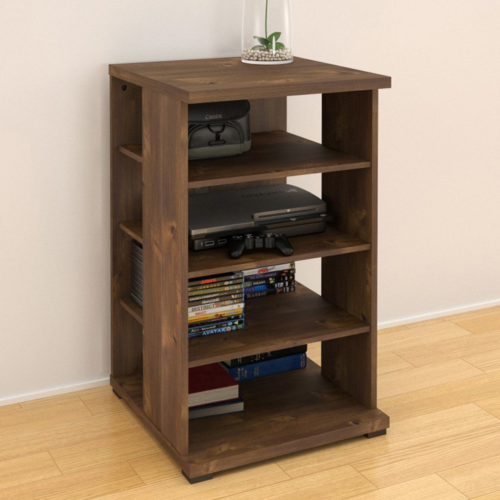 Nexera Jasper Audio Media Cabinet, Truffle - Walmart.com