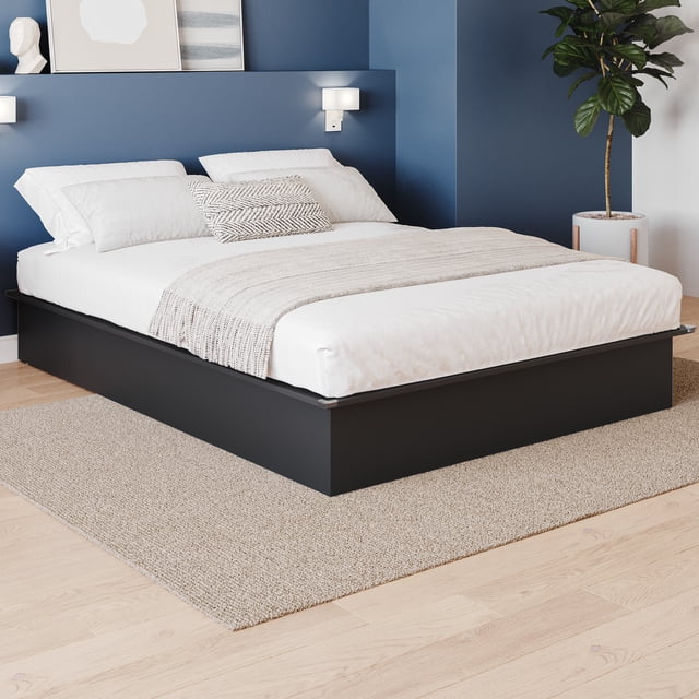 Nexera Valere Queen Size Platform Bed Frame, Black - Walmart.com