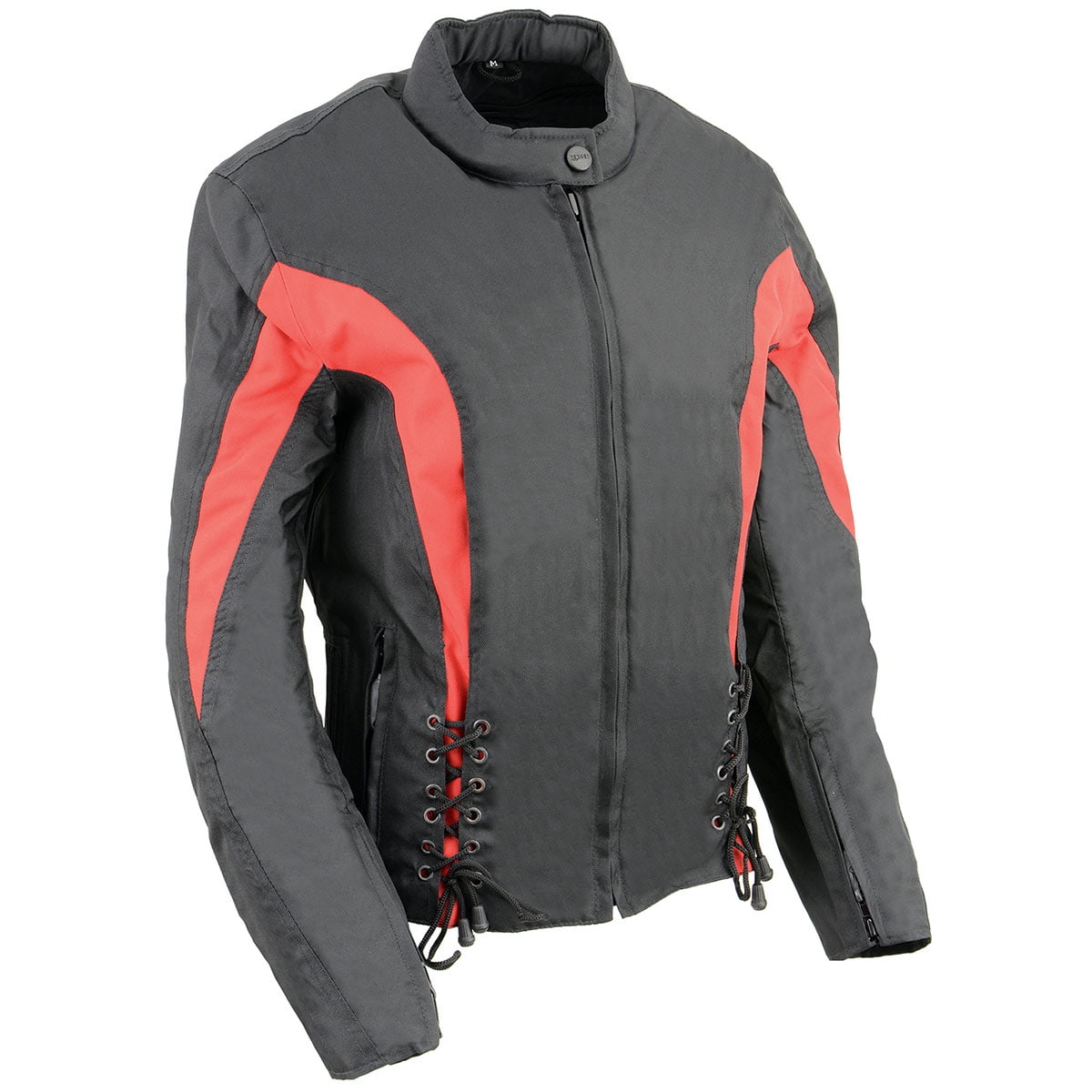 Nexgen SH2188 Women's Black and Red Textile Motorcycle Riding Jacket ...