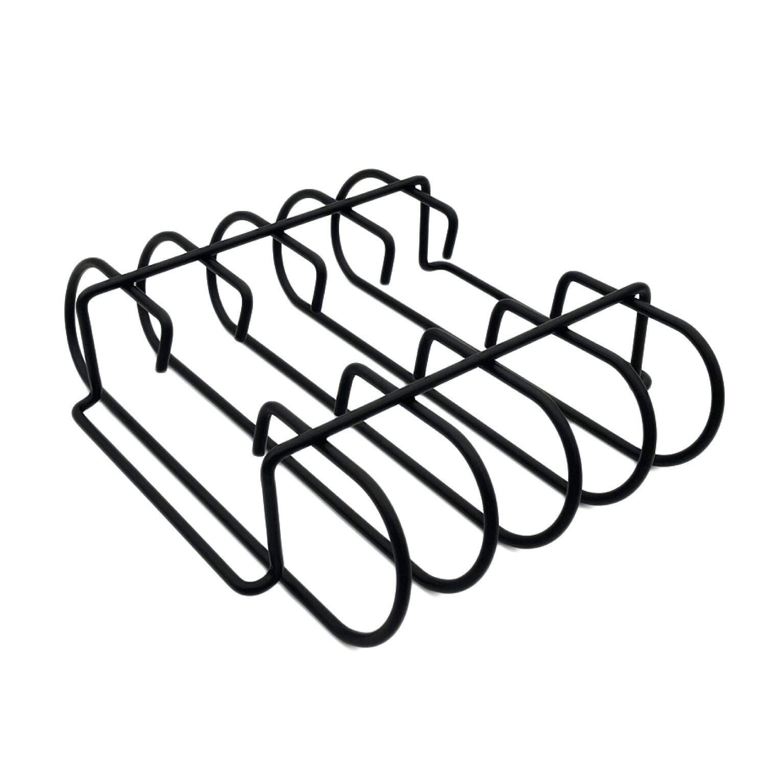 Nexgrill Non-Stick Rib Rack, Powder-Coated Steel, Holds 4 Racks, Built ...