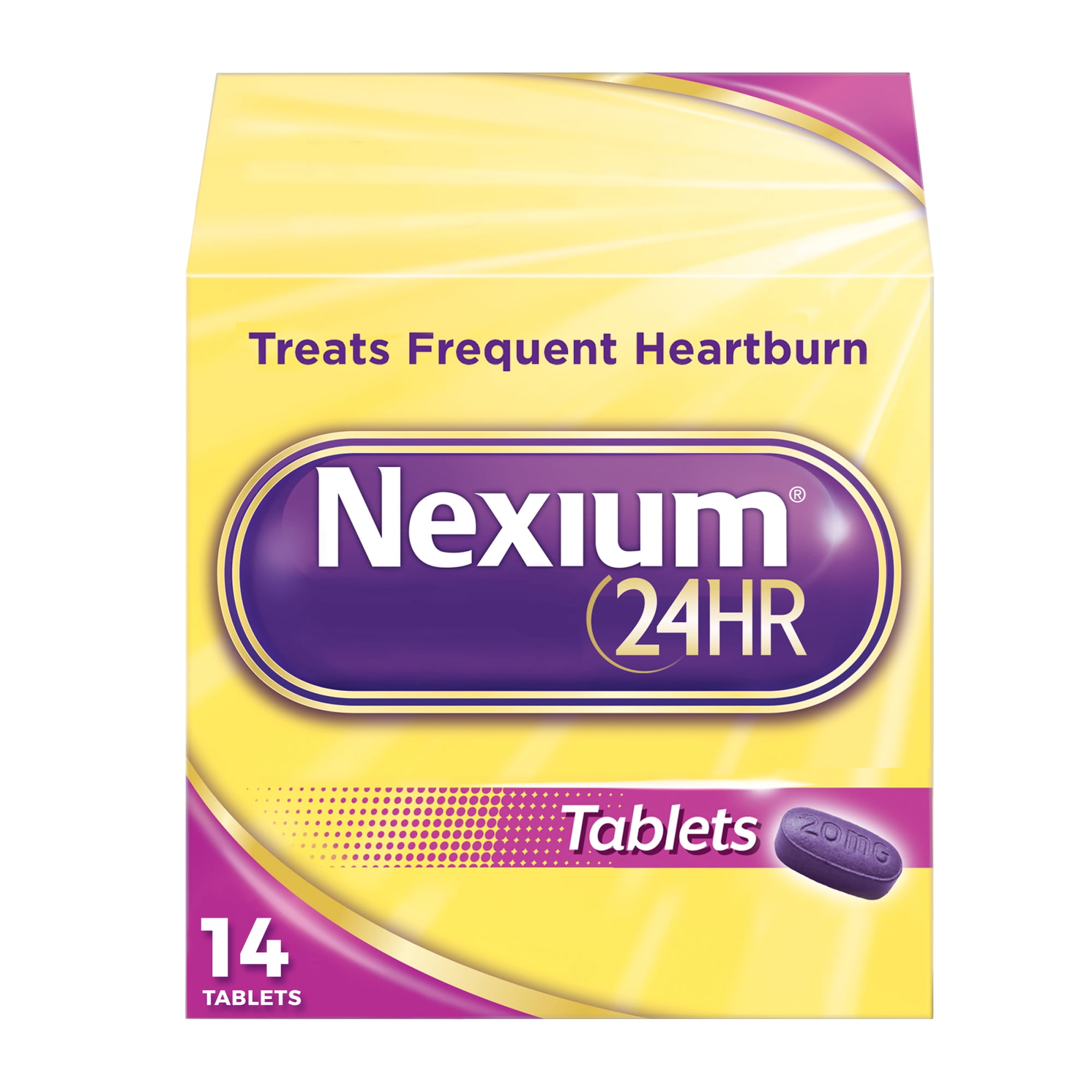 Nexium 24HR Acid Reducer Heartburn Relief Tablets with Esomeprazole ...