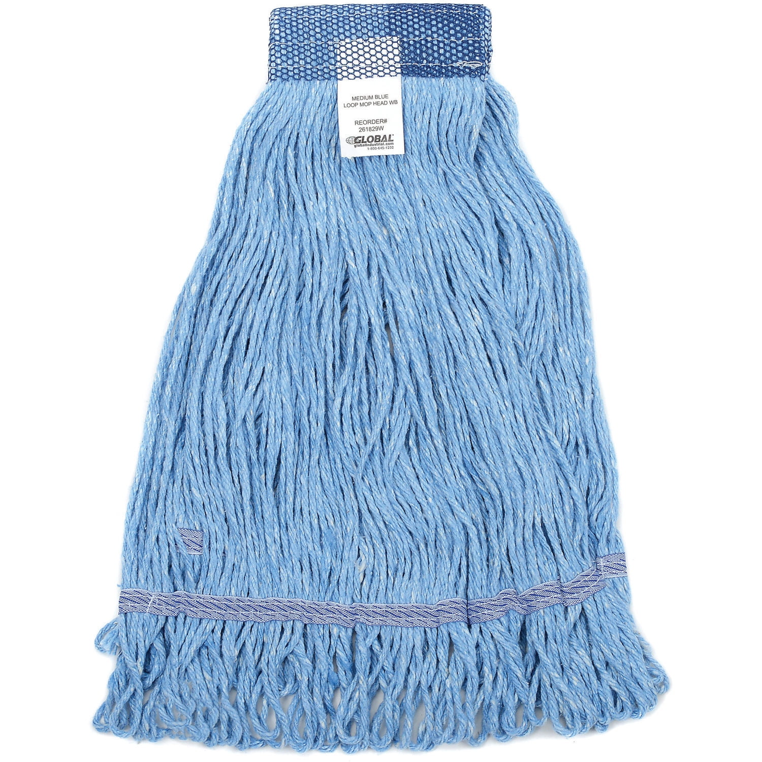 Nexstep Commercial Products 97156-PL Looped Mop Head, Blue, Wide Band ...