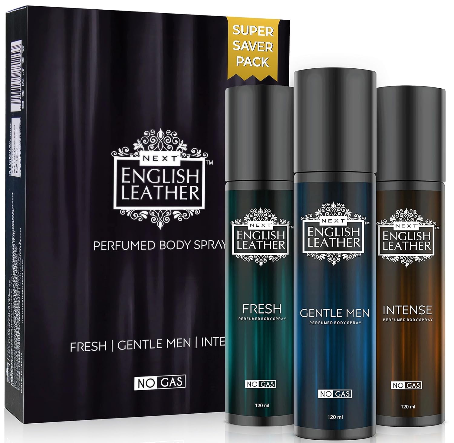 Next Care English Leather Perfumed Body Spray Combo Set For Men & Women ...