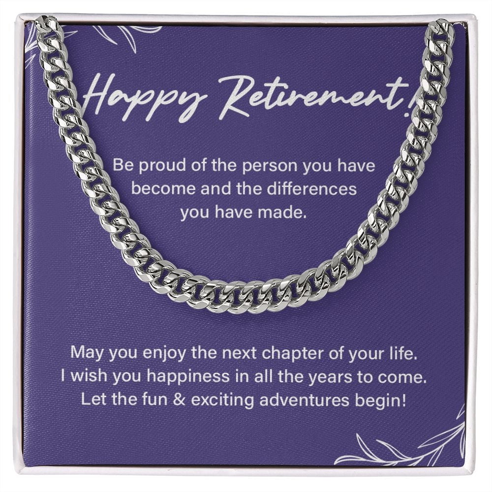 "Next Chapter Of Your Life" Happy Retirement Necklace Gift From ...