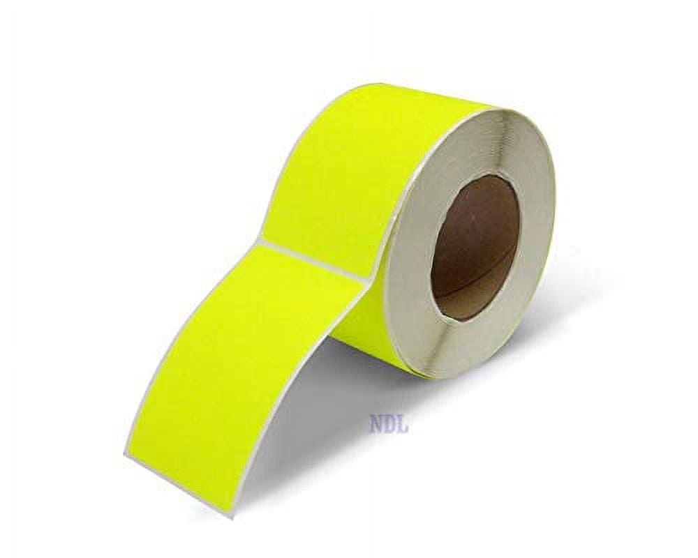 Next Day Labels, Fluorescent Yellow Inventory Labels, 3x5 Inch, 500 ...