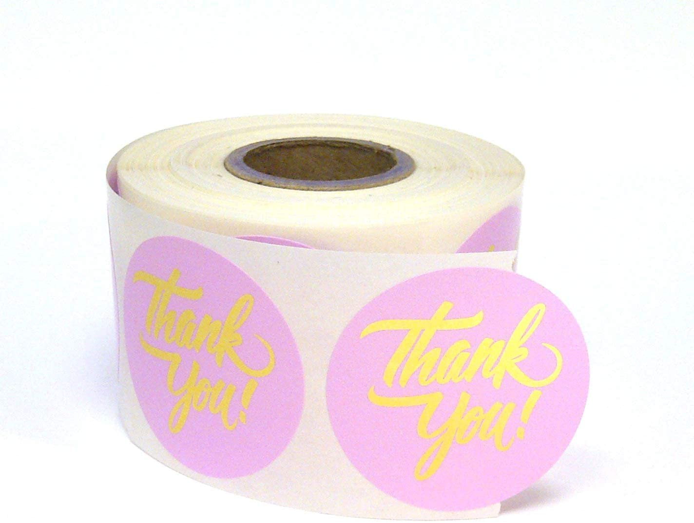 Next Day Labels 500 Thank You Stickers / for Company Promotional Items ...