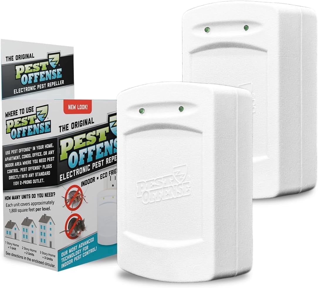 Next Gen PEST OFFENSE Electronic Pest Repeller For Indoor Pest Control ...